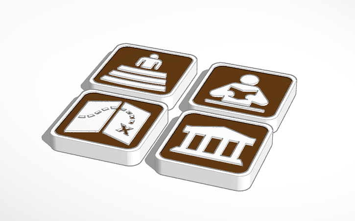 3D design Library, Maps, Museum, Ampatheater | Tinkercad