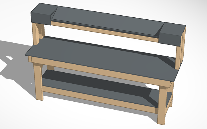 3D design DJ Booth - Tinkercad
