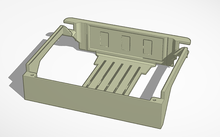 3D design scx10 cj7 bed - Tinkercad