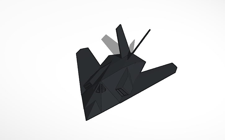 3D design Copy of B-2 Forces (NightHawk) | Tinkercad