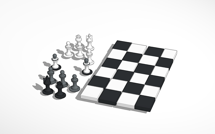 3d Design Chess Game Tinkercad