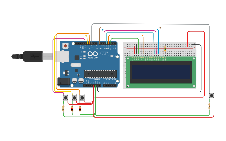 Circuit design lab8 | Tinkercad