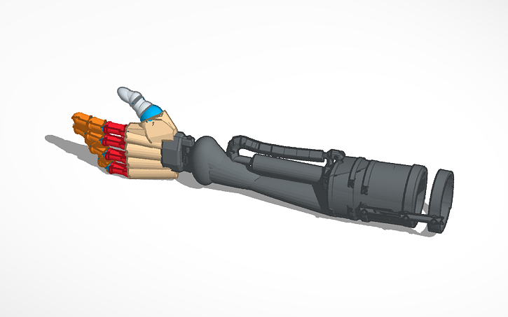 3D design Shinobi Prosthetic, from Sekiro - Tinkercad