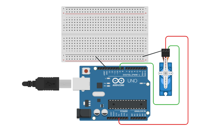 Circuit design motors - Tinkercad
