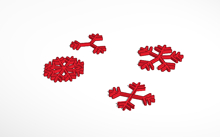 3D design 2122 S1D 09 Snowflake Part 1 | Tinkercad