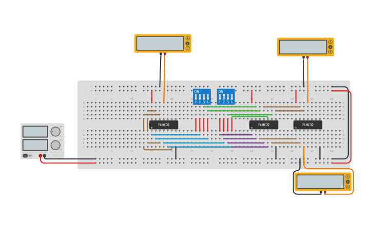 Circuit design Encoder - Tinkercad