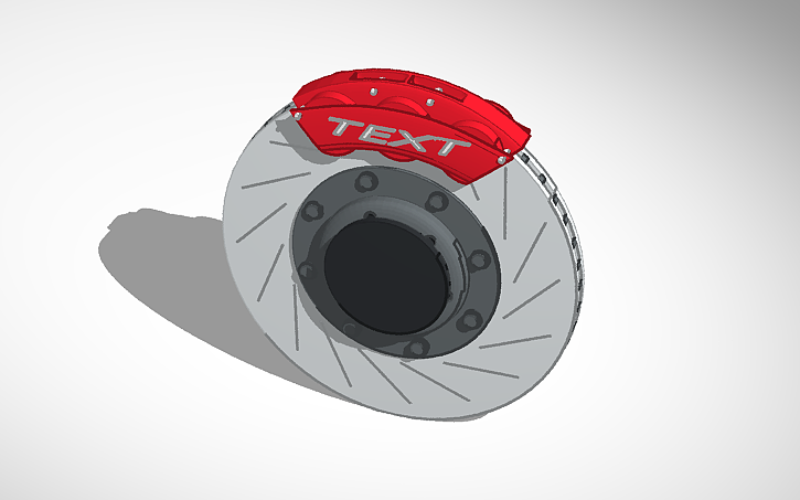 3D design Performance Brakes - Tinkercad