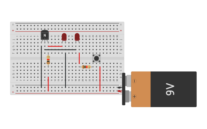 Circuit design LDR - Tinkercad