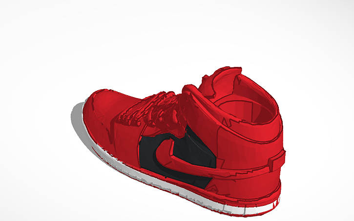 3D design Jordan 1 - Tinkercad