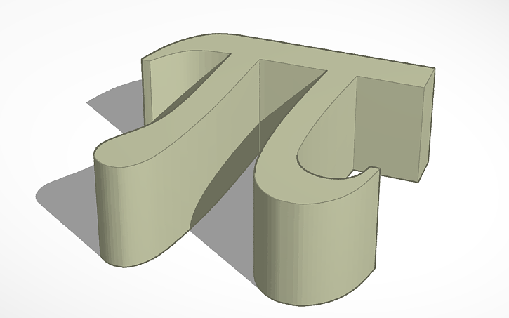 3D design pi - Tinkercad