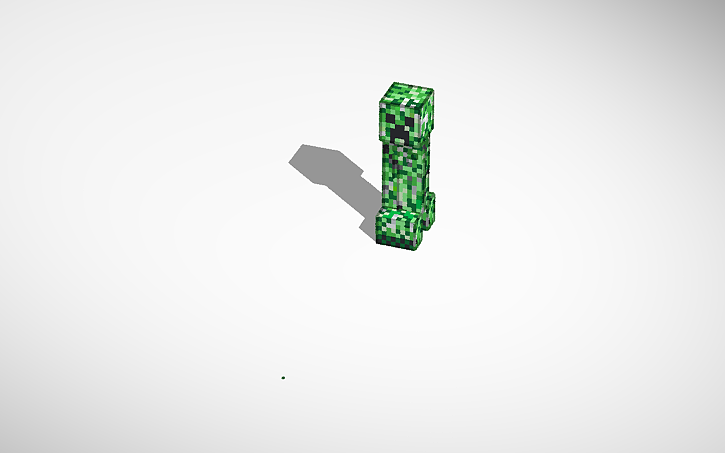 3D design Minecraft Creeper - Tinkercad