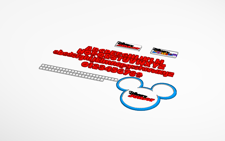 3D design Disney Junior - Tinkercad