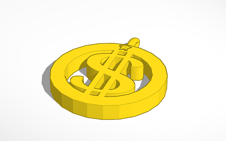 3D design Boss money chain - Tinkercad