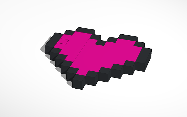 3D design undertale soul | Tinkercad