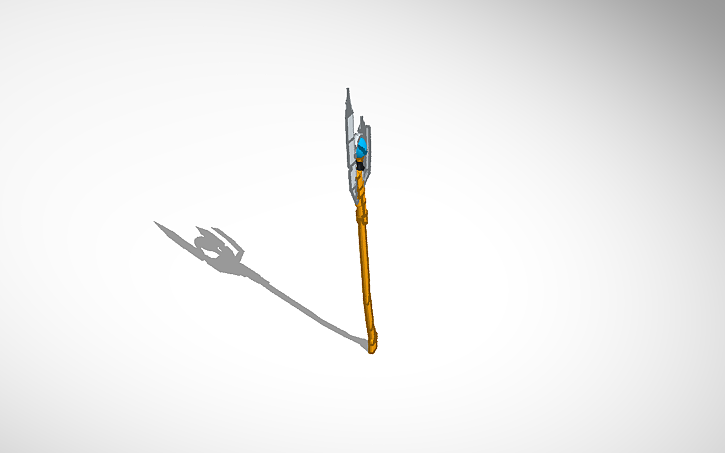 3D design Loki's Scepter - Tinkercad