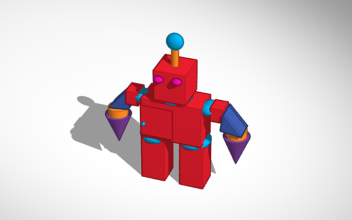 3D design Robot Inicial | Tinkercad