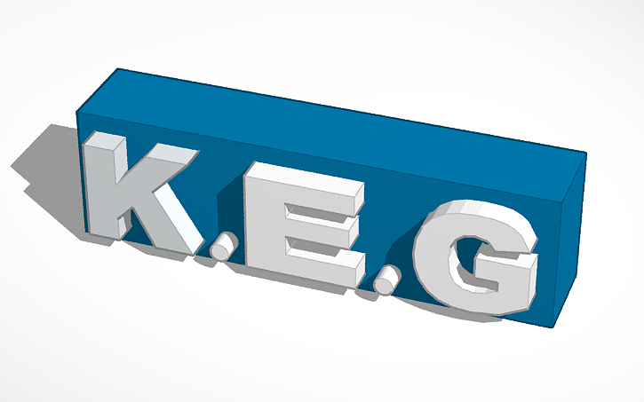 3D design Logo | Tinkercad
