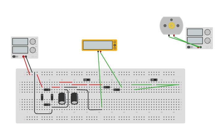 Circuit design AC to DC - Tinkercad