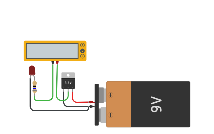 Circuit Design Led With 3 3v Dc Supply Tinkercad