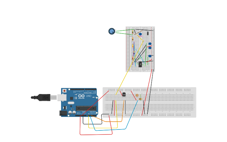 Circuit Design Temperature Light And Moisture To Serial Monitor Tinkercad