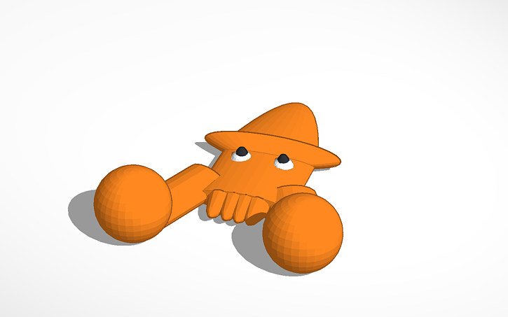 3D design Splatoon Squid | Tinkercad
