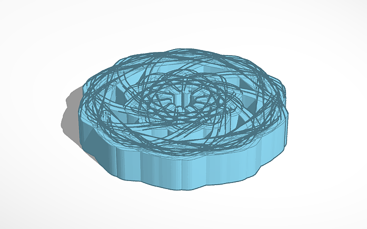 3d Design Scribble Pattern Tinkercad