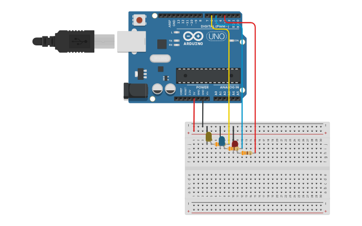 Circuit design 01 LED INTERMITENTE ARDUINO | Tinkercad