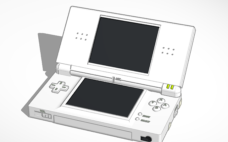 3D design Nintendo DS Lite - Tinkercad