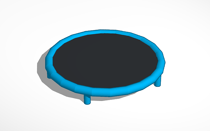 3D design Trampoline - Tinkercad