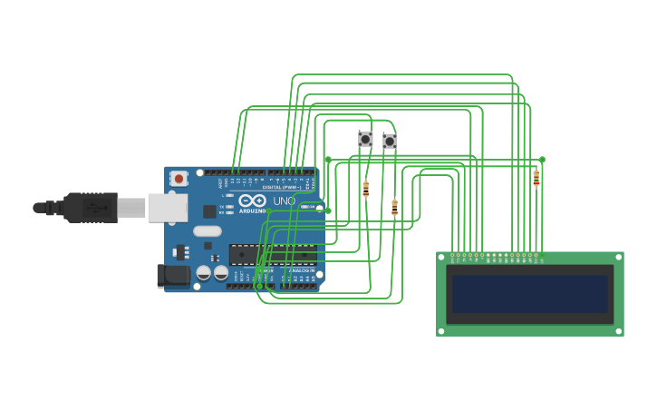 Circuit Design Кликер 11 лаба Tinkercad