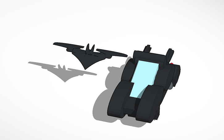 3D design batmobile - Tinkercad