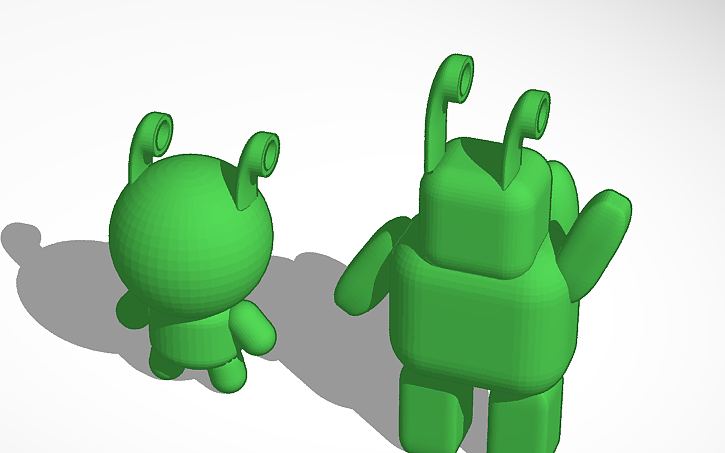 3D design 2 Aliens | Tinkercad