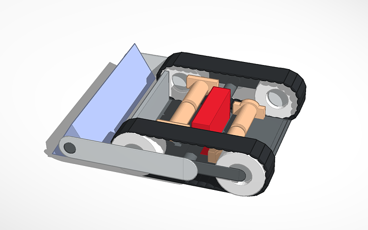 3D design Sumo Bot 1 - Tinkercad