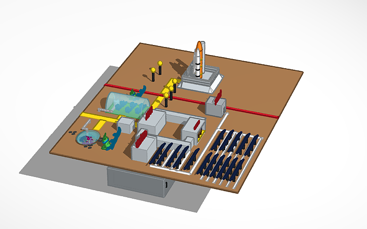 3D design Copy of NASA COMPLEX - Tinkercad