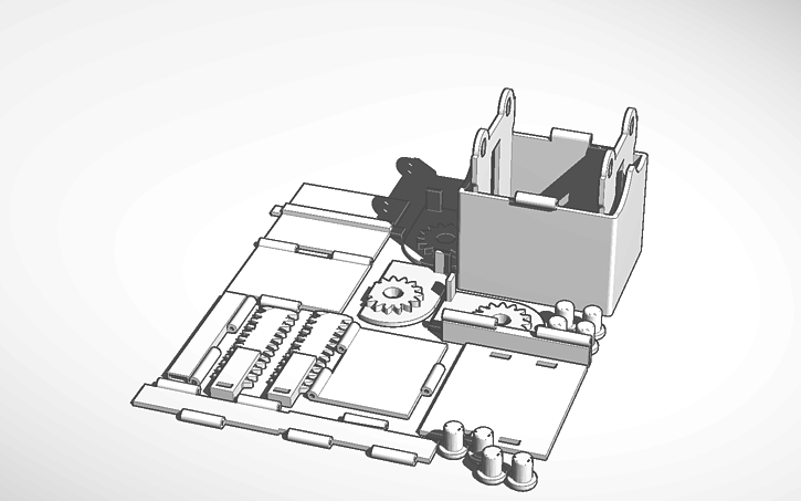 3D design Card Deck Box - Tinkercad