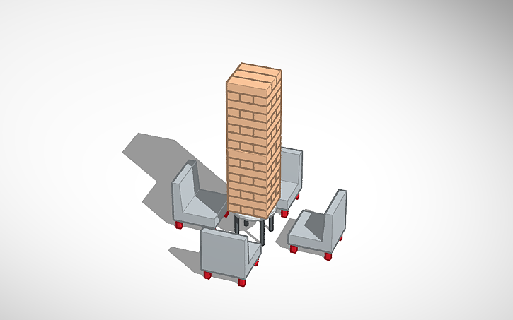 3D design Classic Jenga - Tinkercad