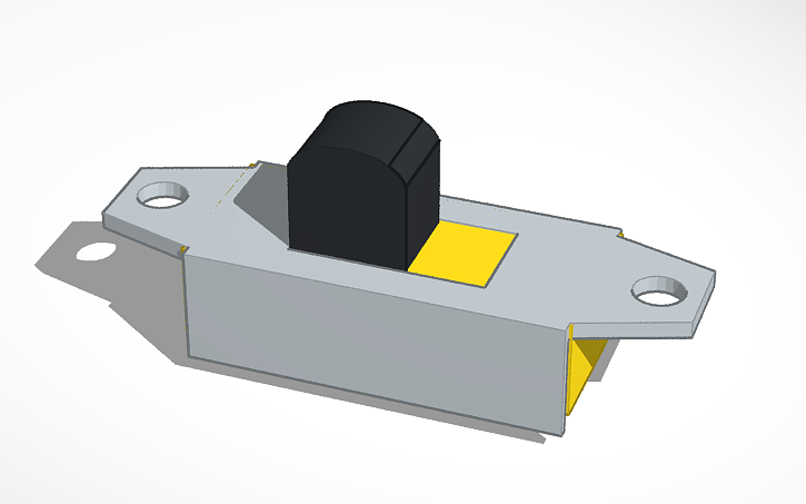 3D design slideswitch - Tinkercad