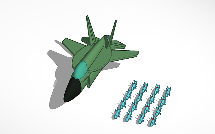 3D design SHAFAQ Fighter - Tinkercad