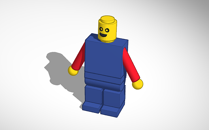 3D design Lego Man - Tinkercad