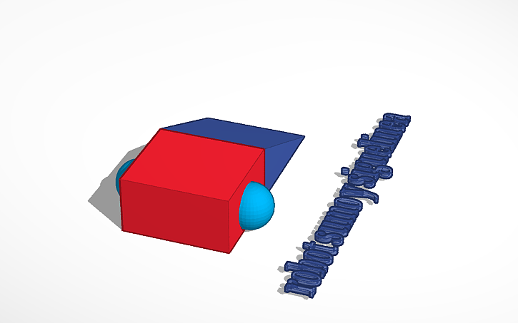 3D design robot sumo - Tinkercad