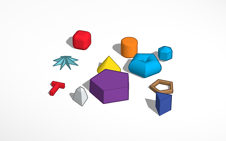 3D design shapes - Tinkercad