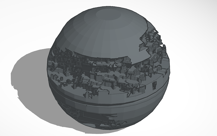 3D design Death star - Tinkercad