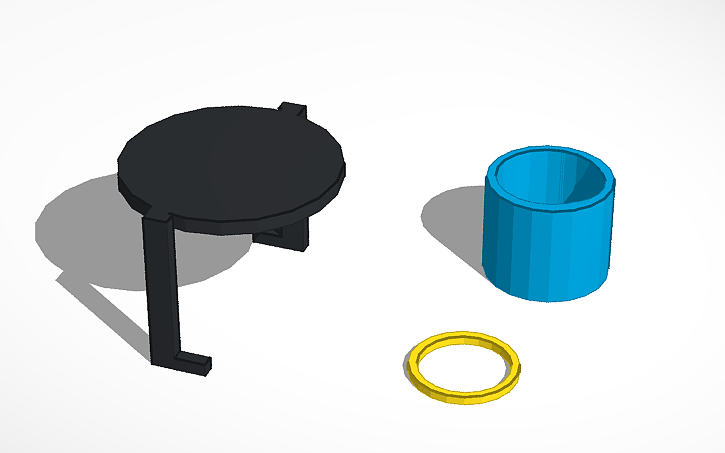 3D design container - Tinkercad