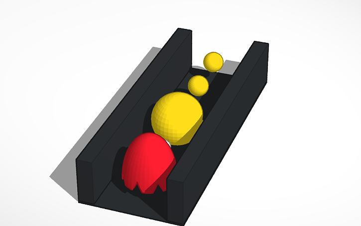 3D design Pacman | Tinkercad