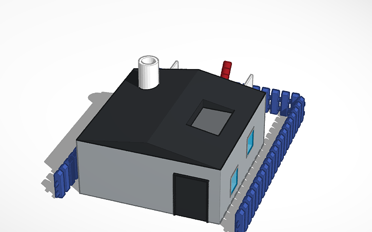 3D design Space house - Tinkercad