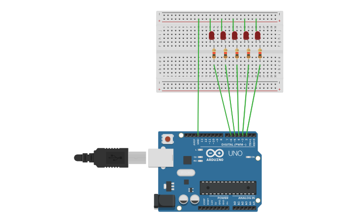 Circuit design 24b_Serial Input - Tinkercad