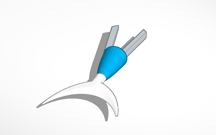 3D design DOLPHIN TAIL - Tinkercad