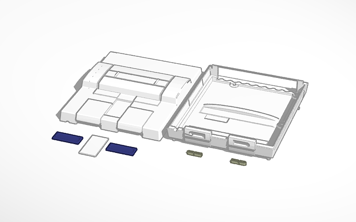 3D design Super Nintendo PSTV Case | Tinkercad
