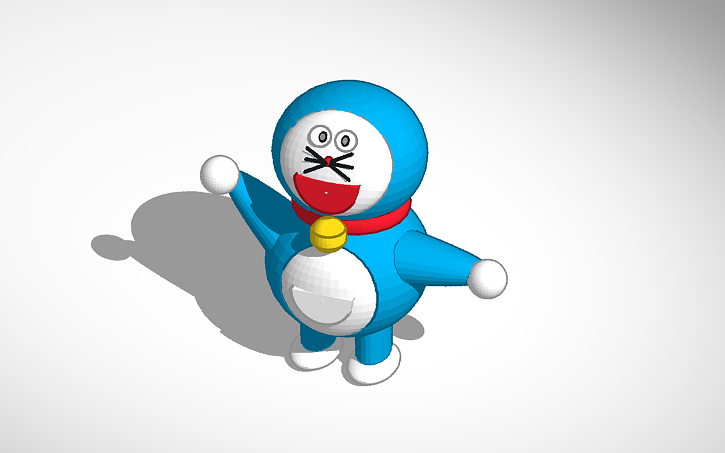 3D design Doraemon - Tinkercad