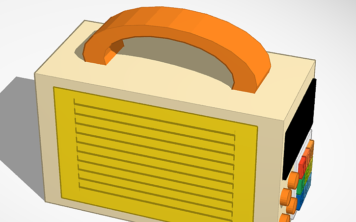 3D design Model air cleaner เครื่องกรองอากาศพกพา - Tinkercad